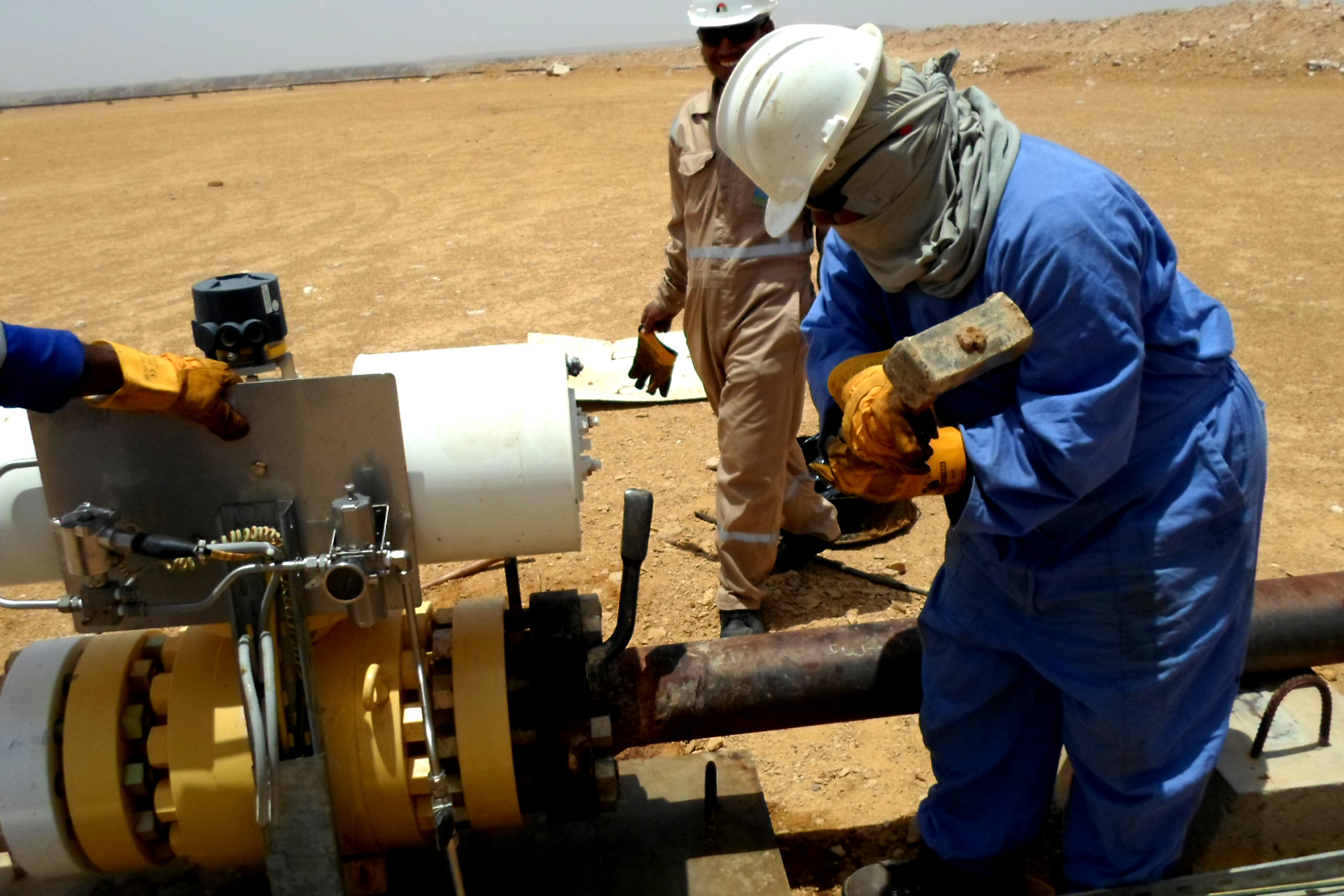 Replace Defect spool in 11Km Pipeline 6 inch Dia | Al-Marooj Company